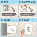Police Officer Paper Craft Printable Community Helper Finger Puppet ...