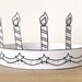 Birthday Paper Crown Party Activity Printable Kids Coloring - Etsy