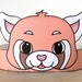 Red Panda Paper Crown Party Coloring Printable Kids Craft - Etsy