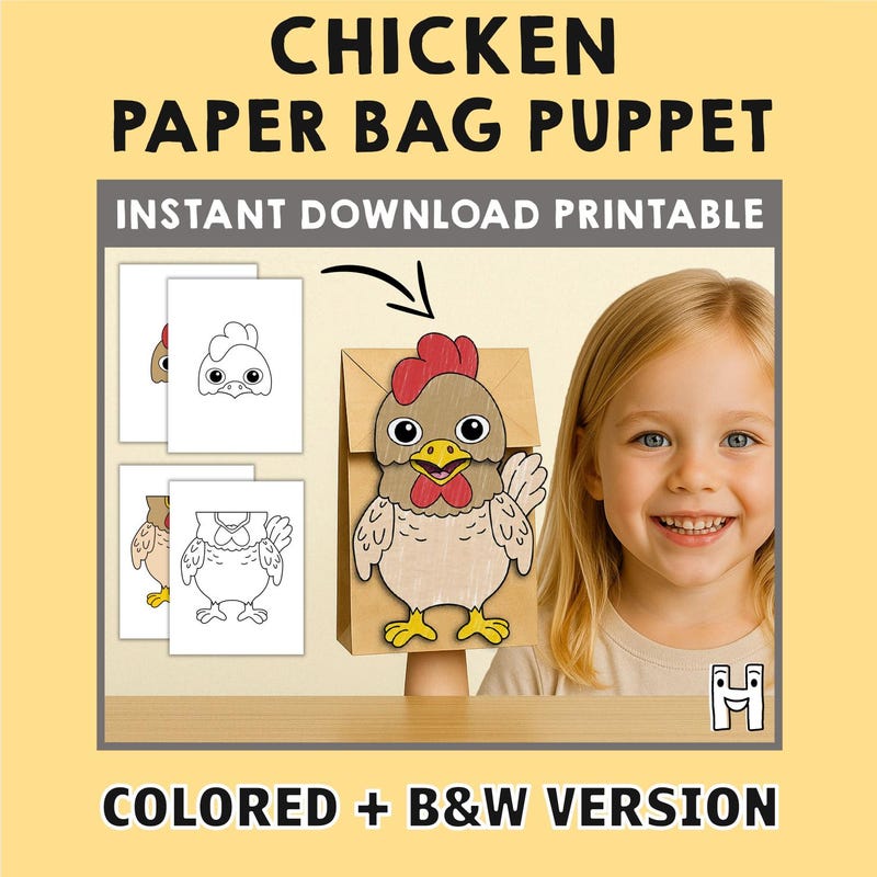Chicken Puppet - Etsy