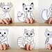 Woodland Animal Paper Craft Printable Finger Puppet Template Kids Craft ...