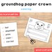 Groundhog Day Paper Crowns Party Coloring Printable Kids Craft Spring ...
