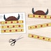 Native American Paper Craft Bison Headdress Crown Party Coloring ...