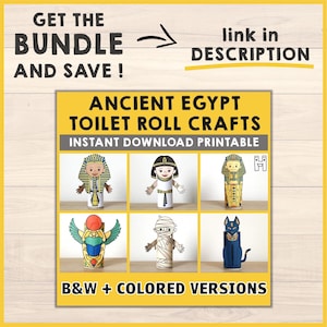 Egyptian Cat Toilet Paper Roll Craft Ancient Egypt Party Coloring ...