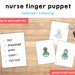 Nurse Paper Craft Printable Community Helper Finger (Download Now) - Etsy