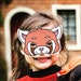 Red Panda Mask Costume Animal Mask Printable Party Favor Asian Jungle ...