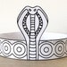 Ancient Egypt Cobra Paper Crown Princess Template Party Coloring ...
