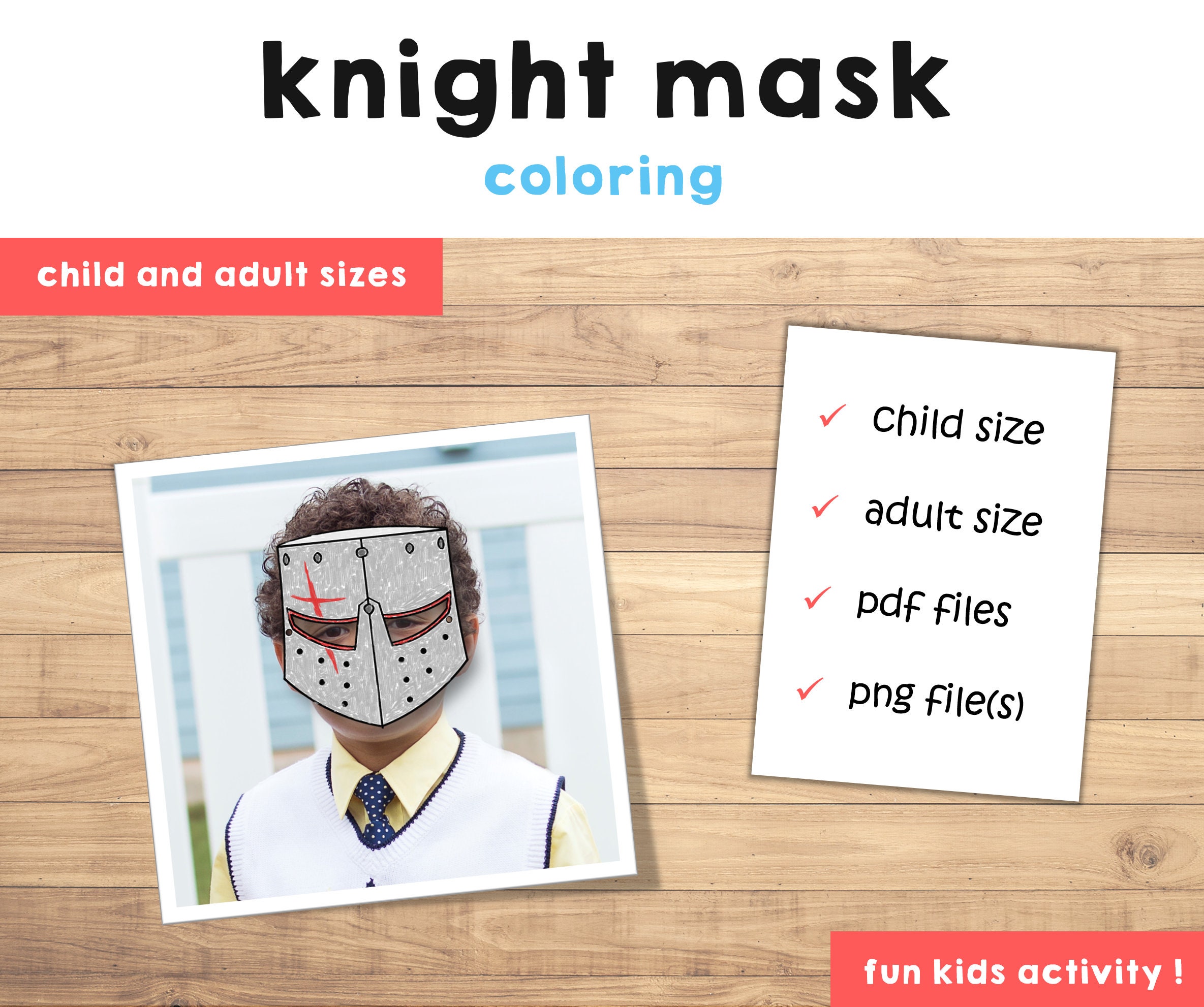 Knight Party Medieval Party Knight Birthday Knight Mask - Etsy