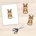 Bunny Paper Craft Printable Pet Animal Finger Puppet Rabbit - Etsy Canada