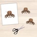 Spider Paper Craft Printable Finger Puppet Bug Template Kids Craft ...