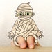 Mummy Paper Craft Printable Ancient Egypt Finger Puppet Kids Craft ...