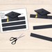 Graduation Cap Paper Crown Party Coloring Printable Kids Craft ...