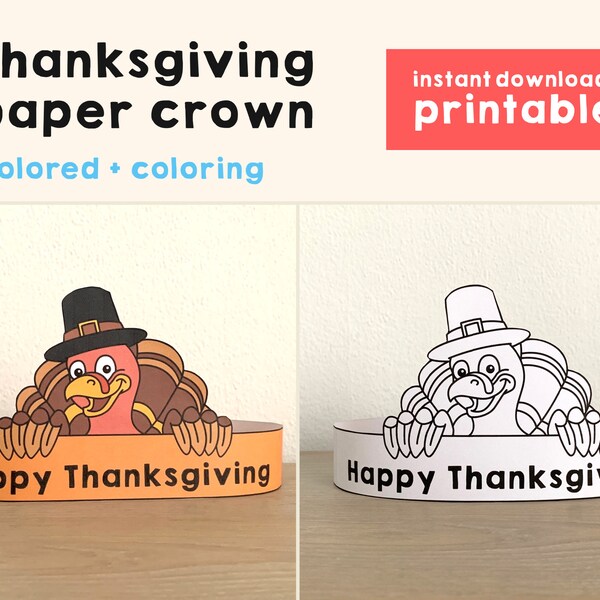 Thanksgiving Crafts for Kids - Etsy