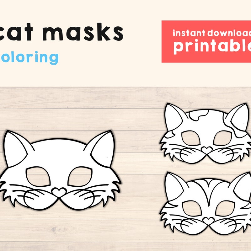Cat Mask - Etsy