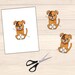 Dog Puppy Paper Craft Printable Pet Animal Finger Puppet Kids Craft ...