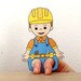 Construction Worker Paper Craft Printable Community Helper Finger ...