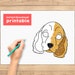 Cocker Spaniel Dog Mask Animal Mask Party Favor King Charles Printable ...