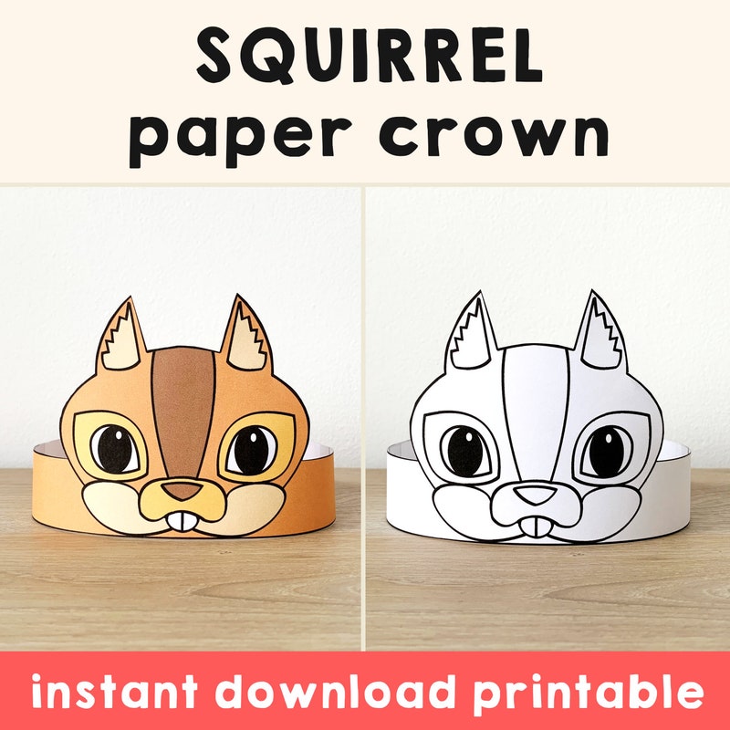 Squirrel Crown - Etsy