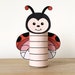Ladybug Toilet Paper Roll Craft Bugs Insects Party Coloring Printable ...