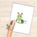 Caterpillar Paper Craft Printable Finger Puppet Template Kids Craft ...