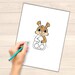 Bunny Paper Craft Printable Pet Animal Finger Puppet Rabbit Kids Craft ...