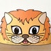 Lion Paper Crown Party Printable Kids Craft Lion Birthday Gift - Etsy