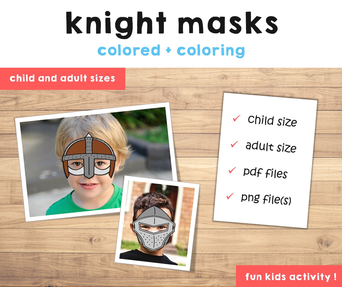 Knight Party Favor Kids Knight Birthday Theme Knight Party - Etsy