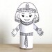 Cleopatra Toilet Paper Roll Craft Ancient Egypt Party Coloring ...