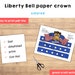 Liberty Bell Paper Crown 4th of July America Patriotic - Etsy