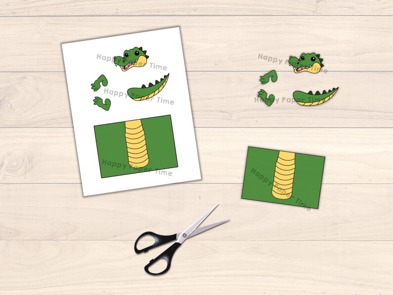 Crocodile Toilet Paper Roll Craft Australian Animal Party - Etsy