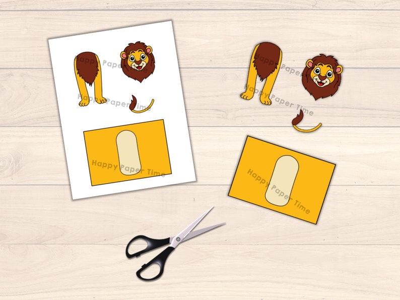 Lion Toilet Paper Roll Craft African Animal Safari Party - Etsy