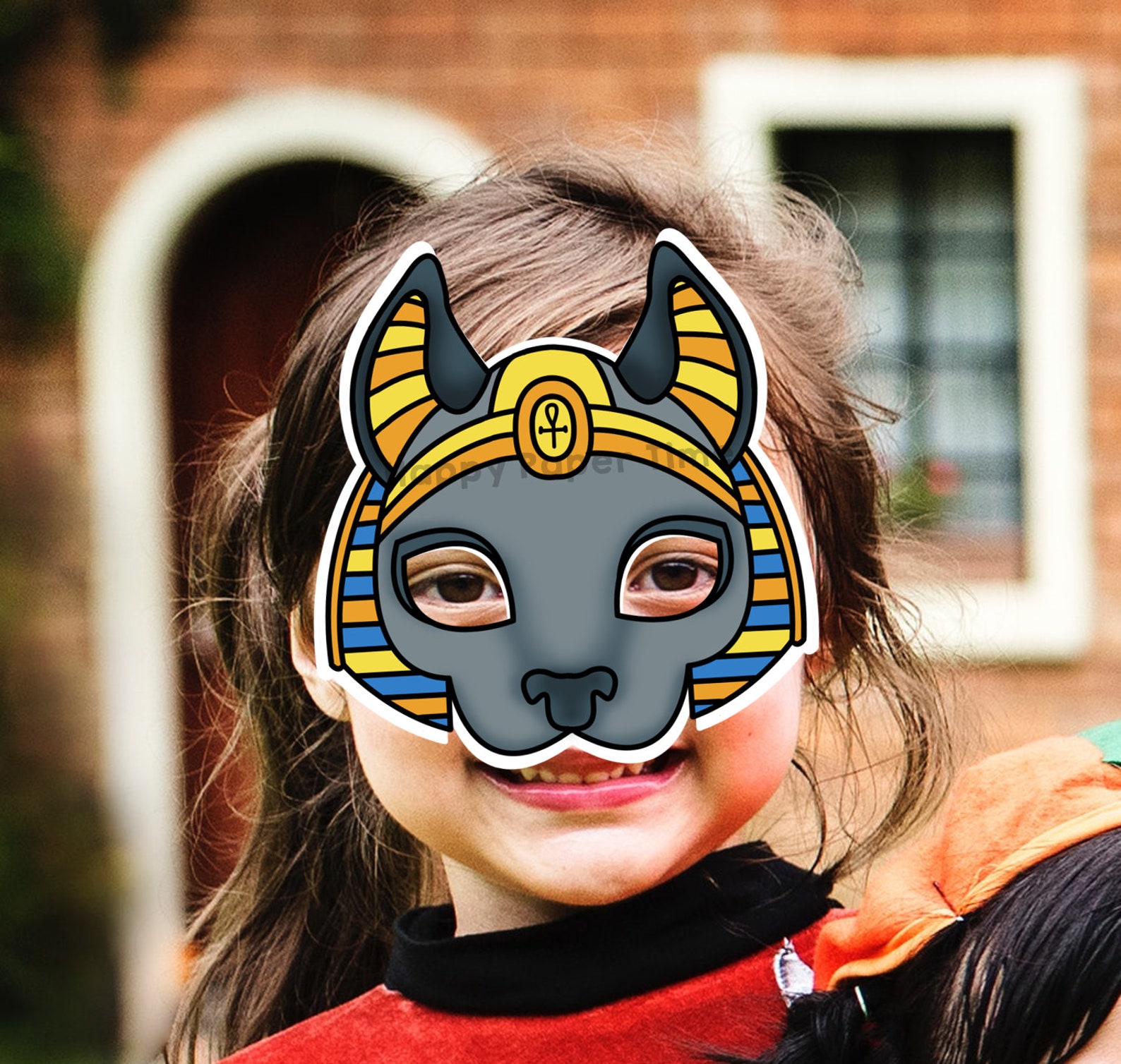 Bastet Egypt God Mask Ancient Egypt Party Mask Template - Etsy UK