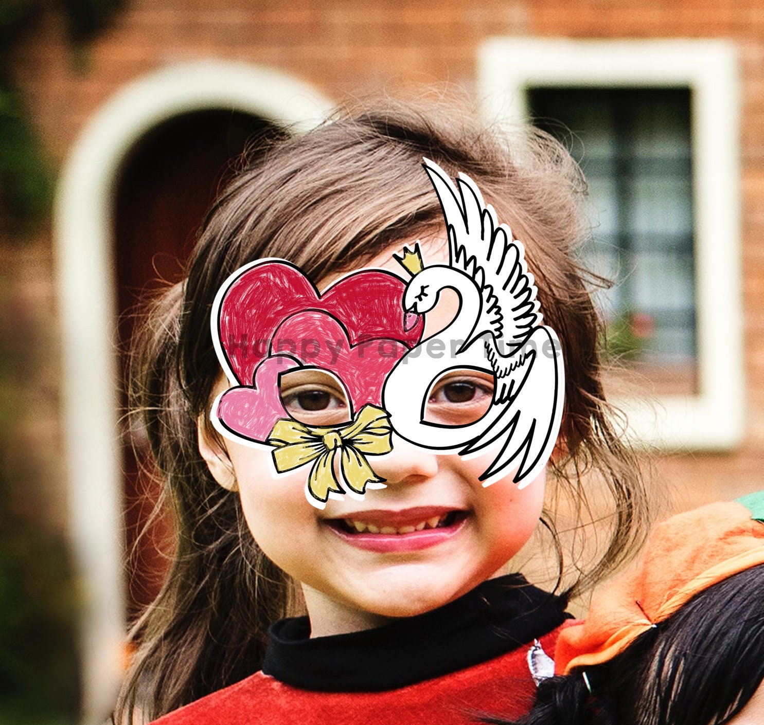 Swan Princess Party Printable Masks Fairytale Kids Party Mask - Etsy