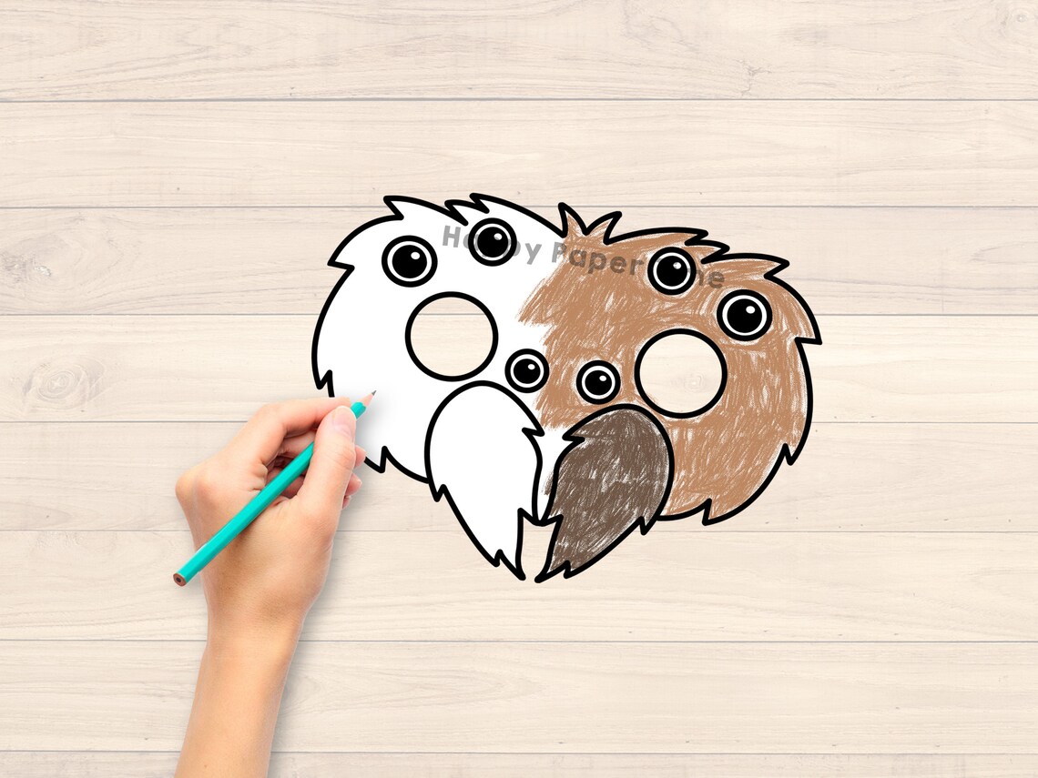 Spider Mask Costume Animal Mask Printable Party Favor Insect - Etsy
