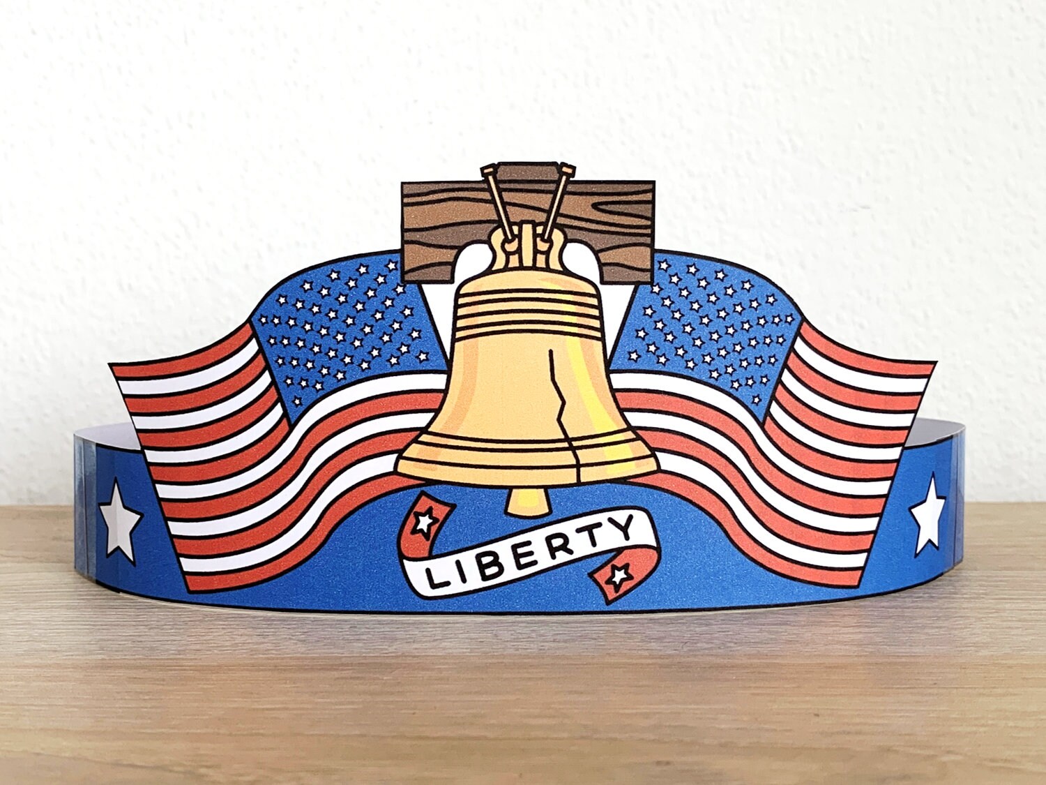 Liberty Bell Paper Crown 4th of July America Patriotic - Etsy