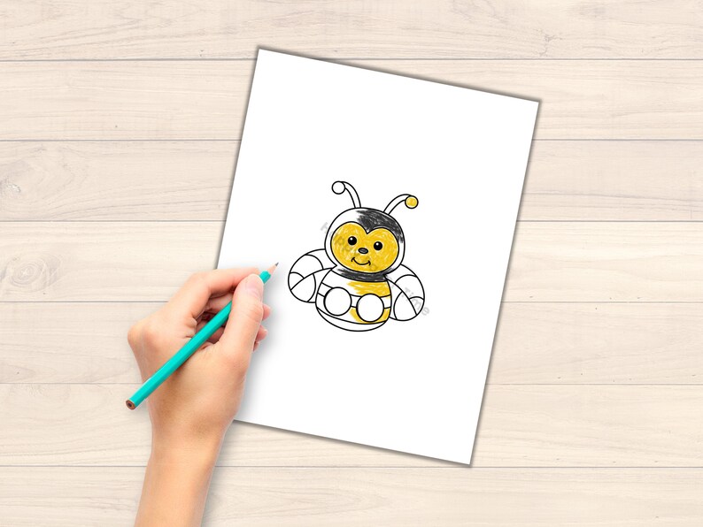 Bee Paper Craft Printable Finger Puppet Template Kids Craft - Etsy Canada