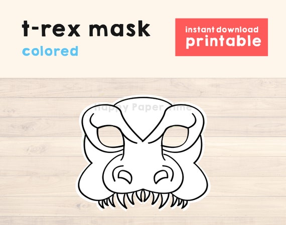 Paper & Party Supplies Trex Mask Dinosaur mask Dinosaur Costume Party ...