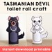 Tasmanian Devil Toilet Paper Roll Craft Australian Animal Party ...