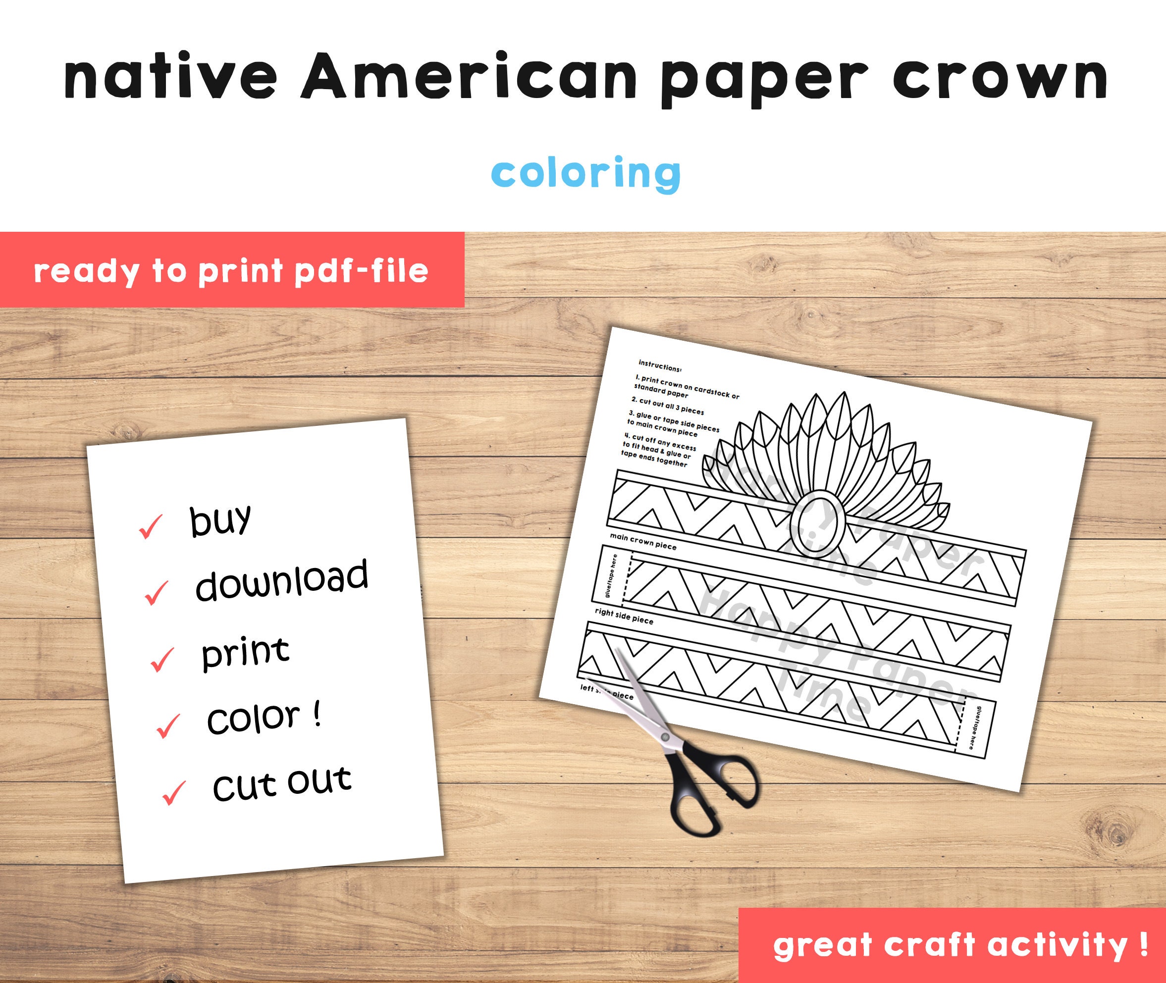 Native American Writing Paper