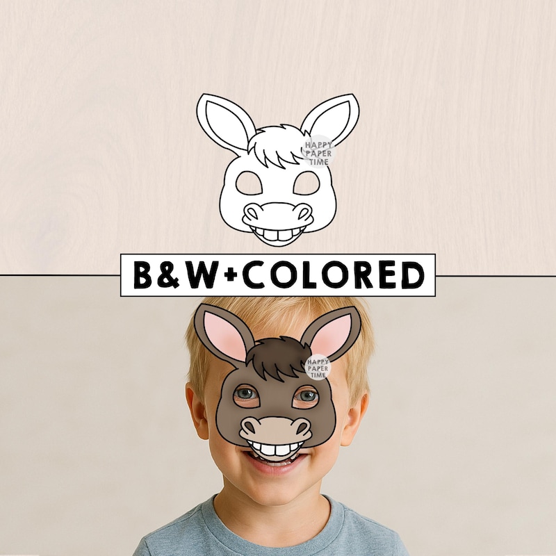 Donkey Mask - Etsy