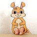 Bunny Paper Craft Printable Pet Animal Finger Puppet Rabbit Kids Craft ...