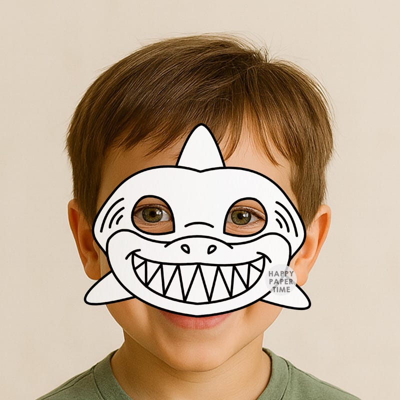 Shark Mask - Etsy