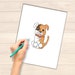 Dog Puppy Paper Craft Printable Pet Animal Finger Puppet Kids Craft ...