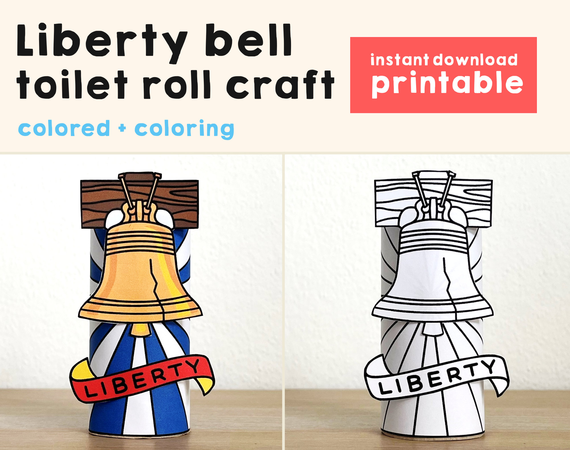Liberty Bell Coloring Pages For Kids