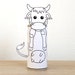 Cow Toilet Paper Roll Craft Farm Animal Party Coloring - Etsy