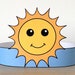 Sun Paper Crowns Astronomy Summer Spring Printable Kids Craft Birthday ...