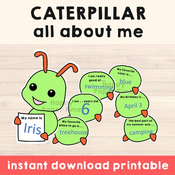 All About Me Board - Etsy