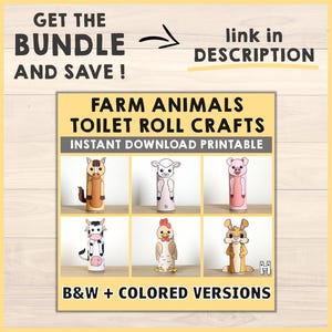 Pig Toilet Paper Roll Craft Farm Animal Party Coloring Printable ...