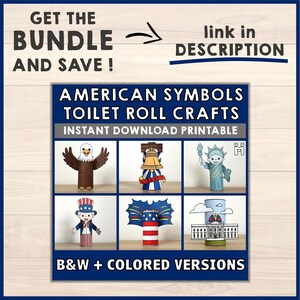Statue of Liberty Toilet Paper Roll Craft America Symbol 4th of July ...
