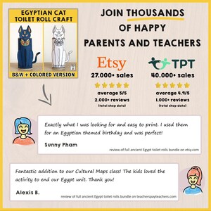 Egyptian Cat Toilet Paper Roll Craft Ancient Egypt Party Coloring ...